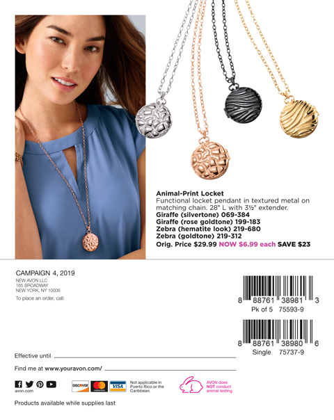 The New Avon Catalog: Avon Outlet - Campaign 4 2019