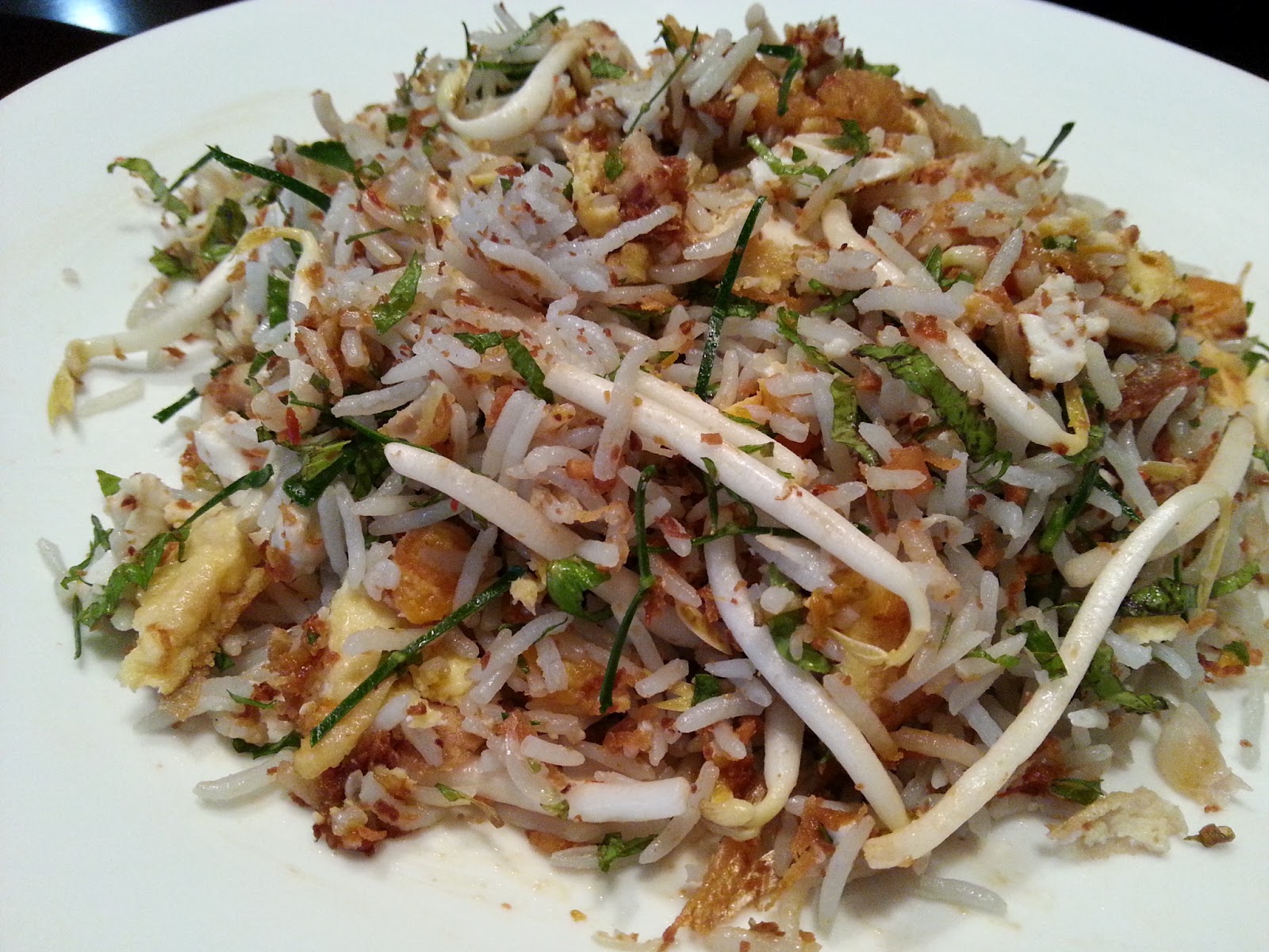 Hani's Kitchen: Nasi Kerabu Bunga Telang aka Blue Rice Salad