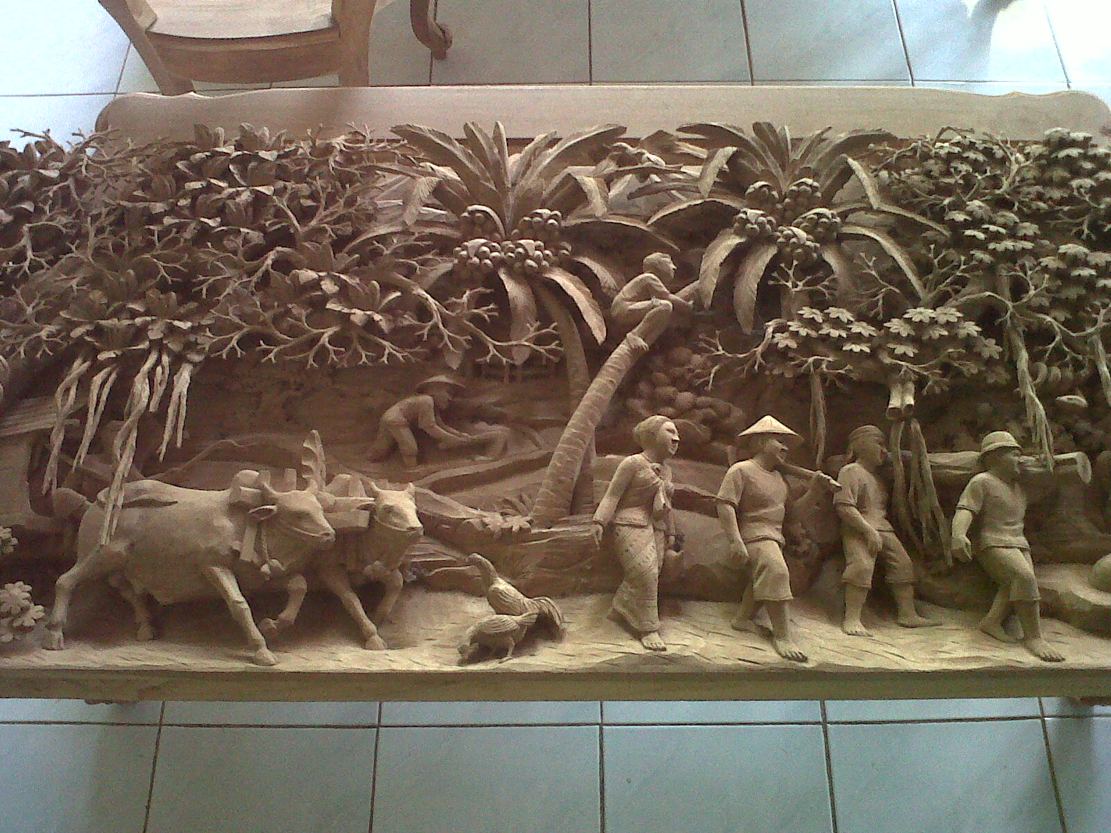 Setar gallery jepara: Ukiran seni Relief & Patung kayu