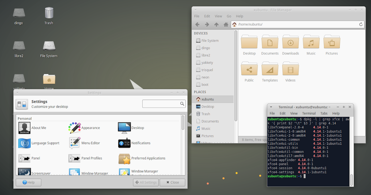 Finally We See XFCE 4.14 and GNU/Linux Distros with It