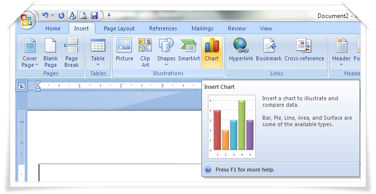 Cara membuat Diagram Batang di MS Word dan Excel | MarBel