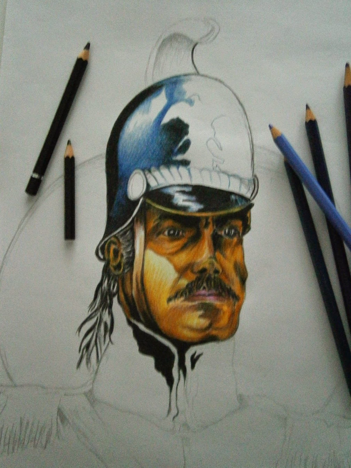 Varon Cook y sus colecciones: Dibujo - Coronel de la Caballeria ...