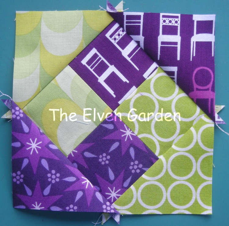 Elven Garden Quilts: Snail Trail Block Tutorial