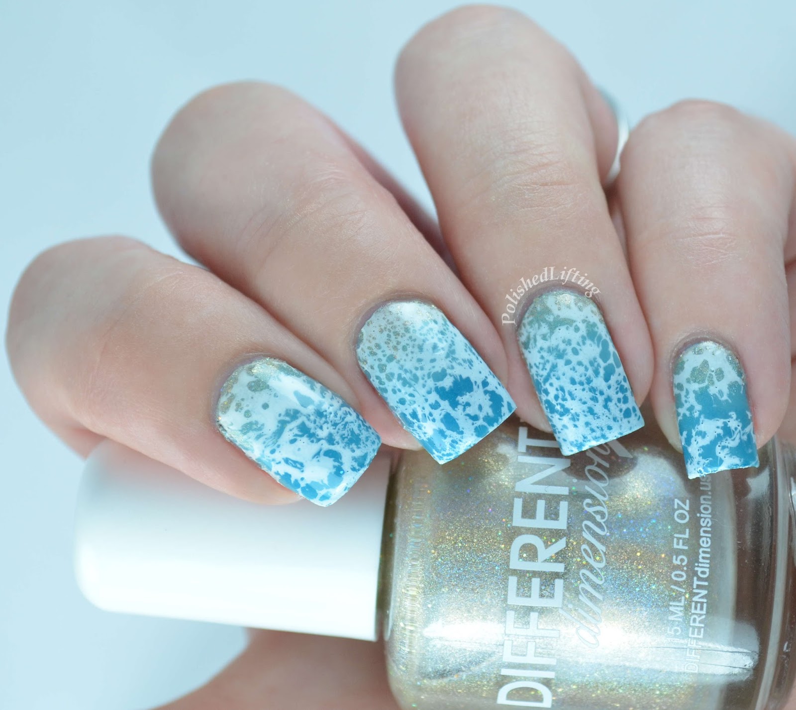 Twin Beach Mani with Iced Lacquer - Polished Lifting