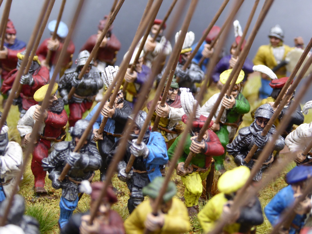Palouse Wargaming Journal: Great Italian Wars Swiss Pike Block