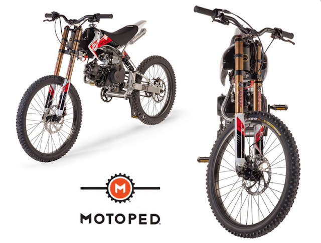 garage italiano: Motoped Pro la bici a motore