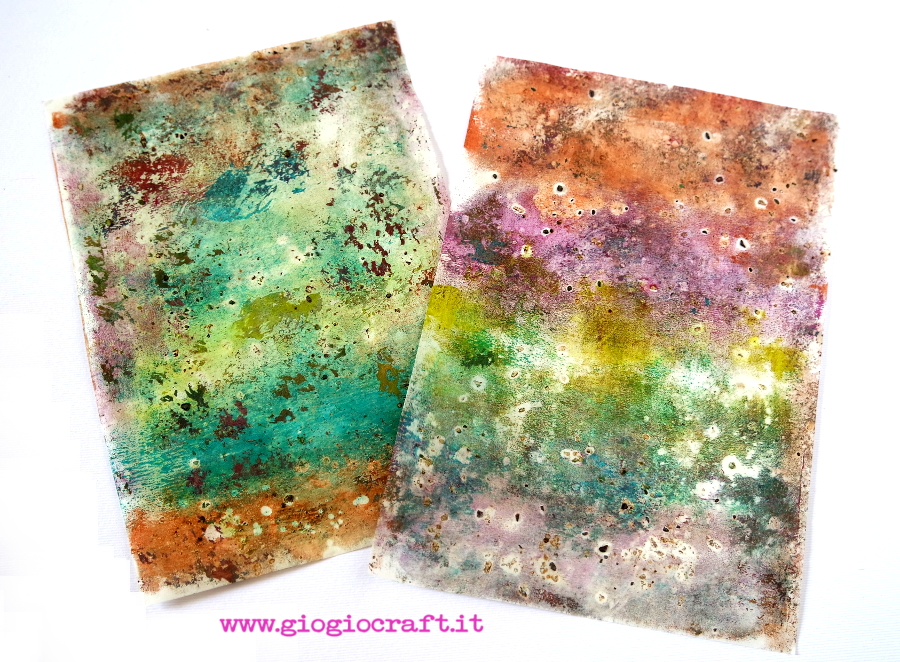 GiogioCraft: Video Tutorial: Gel Printed jewels with Coffee and Talc Powder