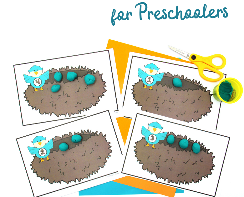 Bird Counting Activity for Preschoolers - Messy Little Monster