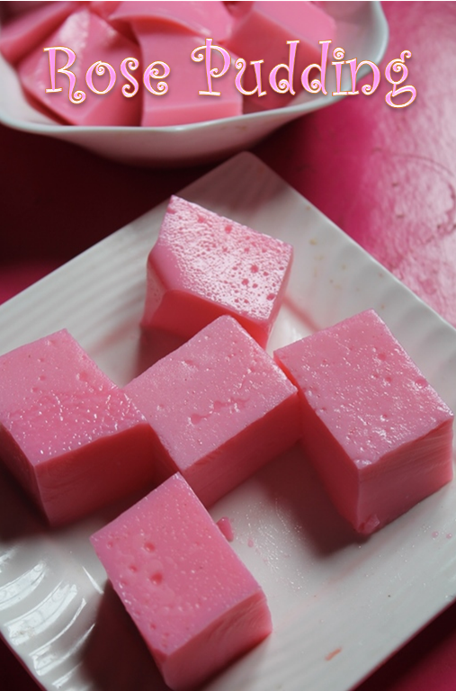 Rose Pudding Recipe | Rose Agar Agar Pudding Recipe