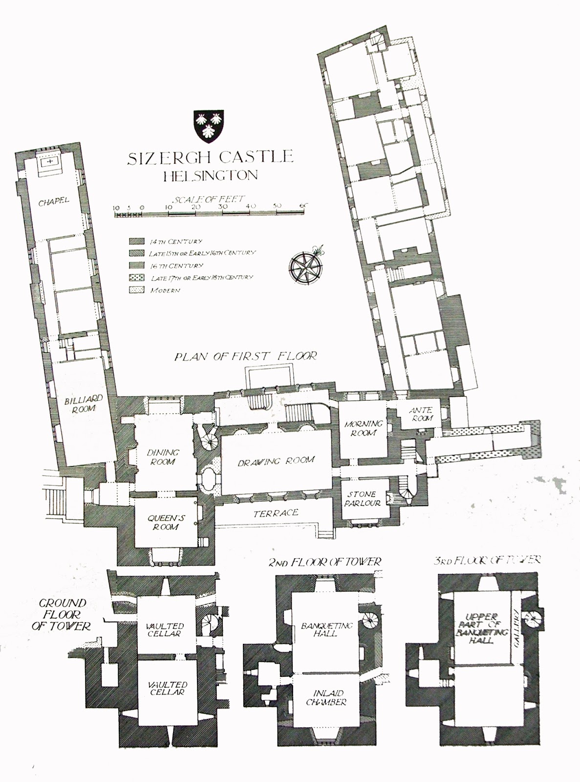 The castles, towers and fortified buildings of Cumbria: Sizergh Castle ...