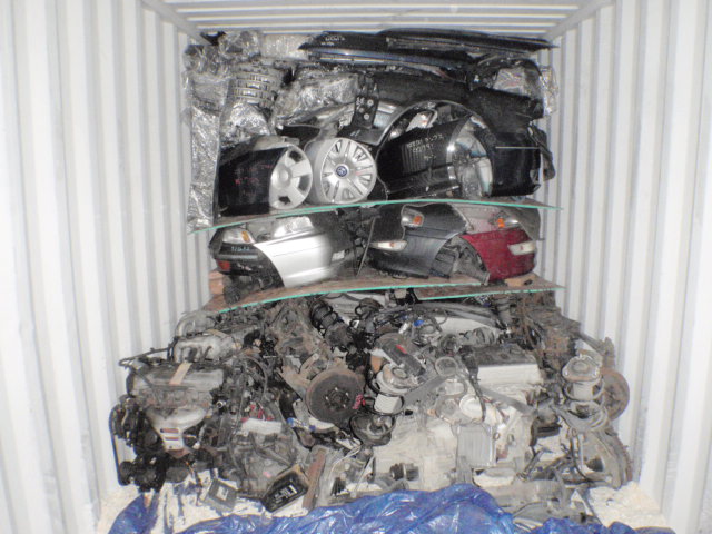 Container in Progress: 20ft Container with Used Auto Parts & Engines