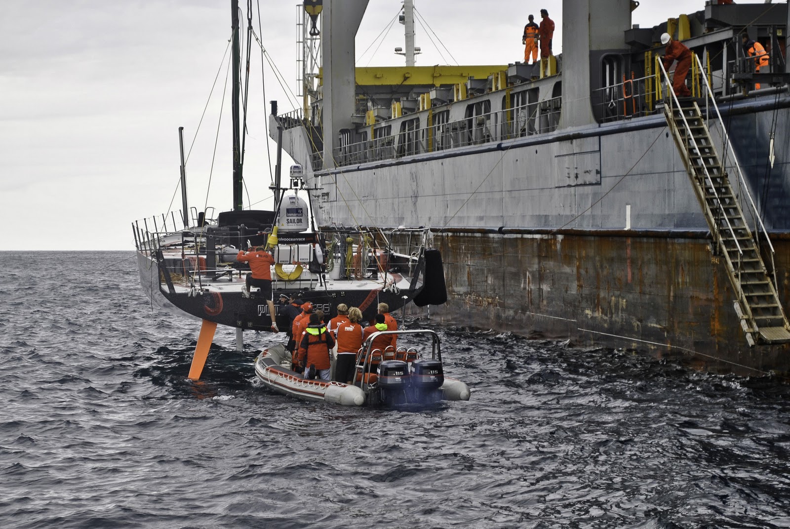 ReadyAboutYachting: PUMA's Ship Comes In - Volvo Ocean Race Update