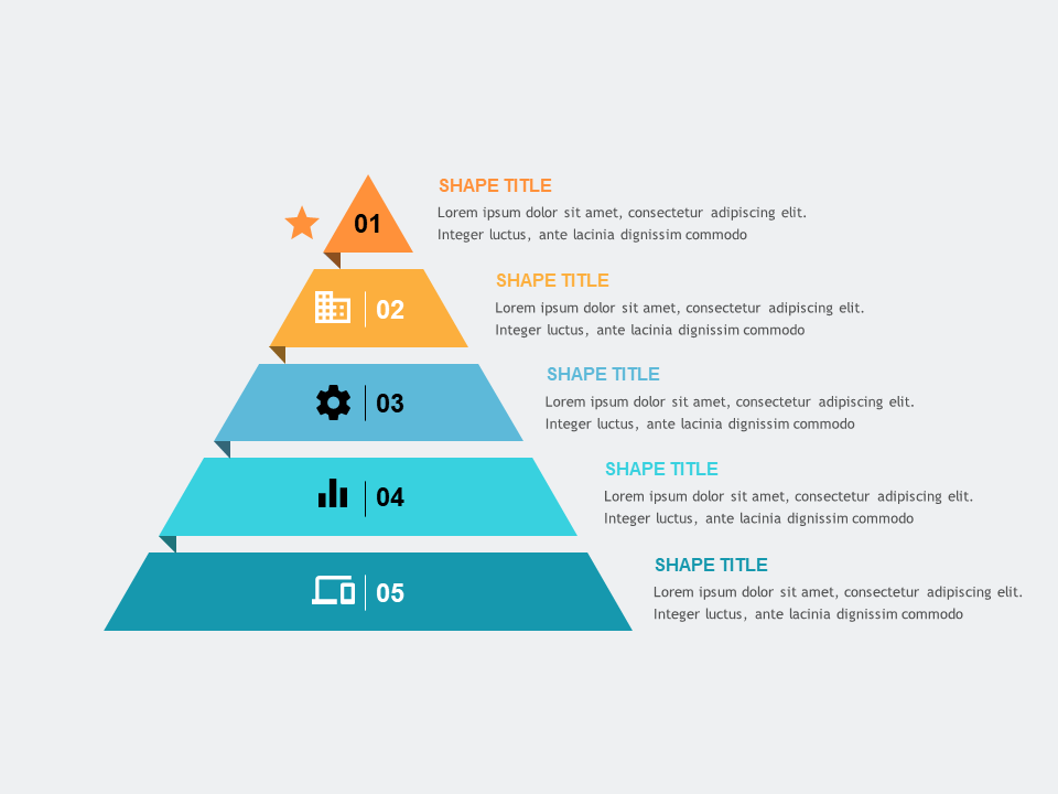 Pyramid Level PowerPoint Templates - PowerPoint Free