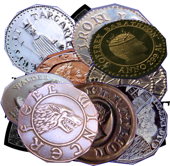 Hellsword Papercraft: Game Of Thrones Westeros Coins Complete ...