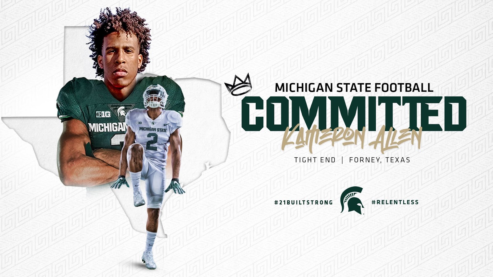 MSU Football: Kameron Allen Commits to Michigan State for 2021 Class