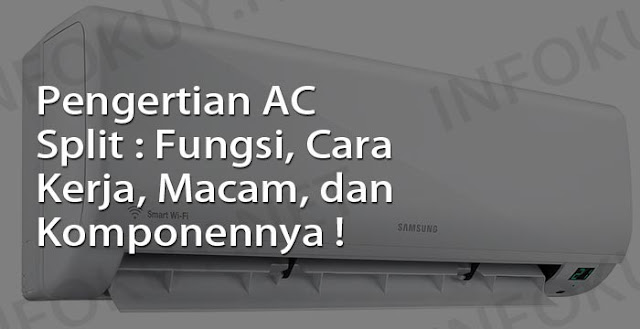 Pengertian AC Split : Fungsi, Cara Kerja, Macam, dan Komponennya - Infokuy
