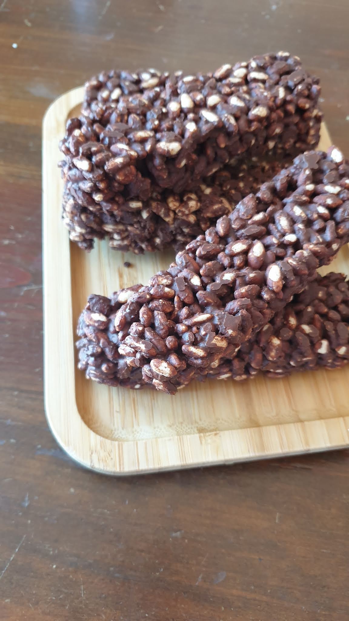 As Minhas Receitas: Barritas de Arroz Puff, Chocolate e Manteiga de ...