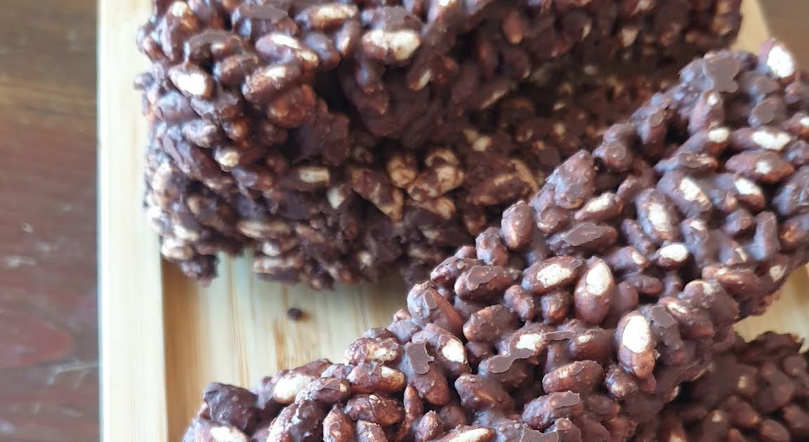 As Minhas Receitas: Barritas de Arroz Puff, Chocolate e Manteiga de ...