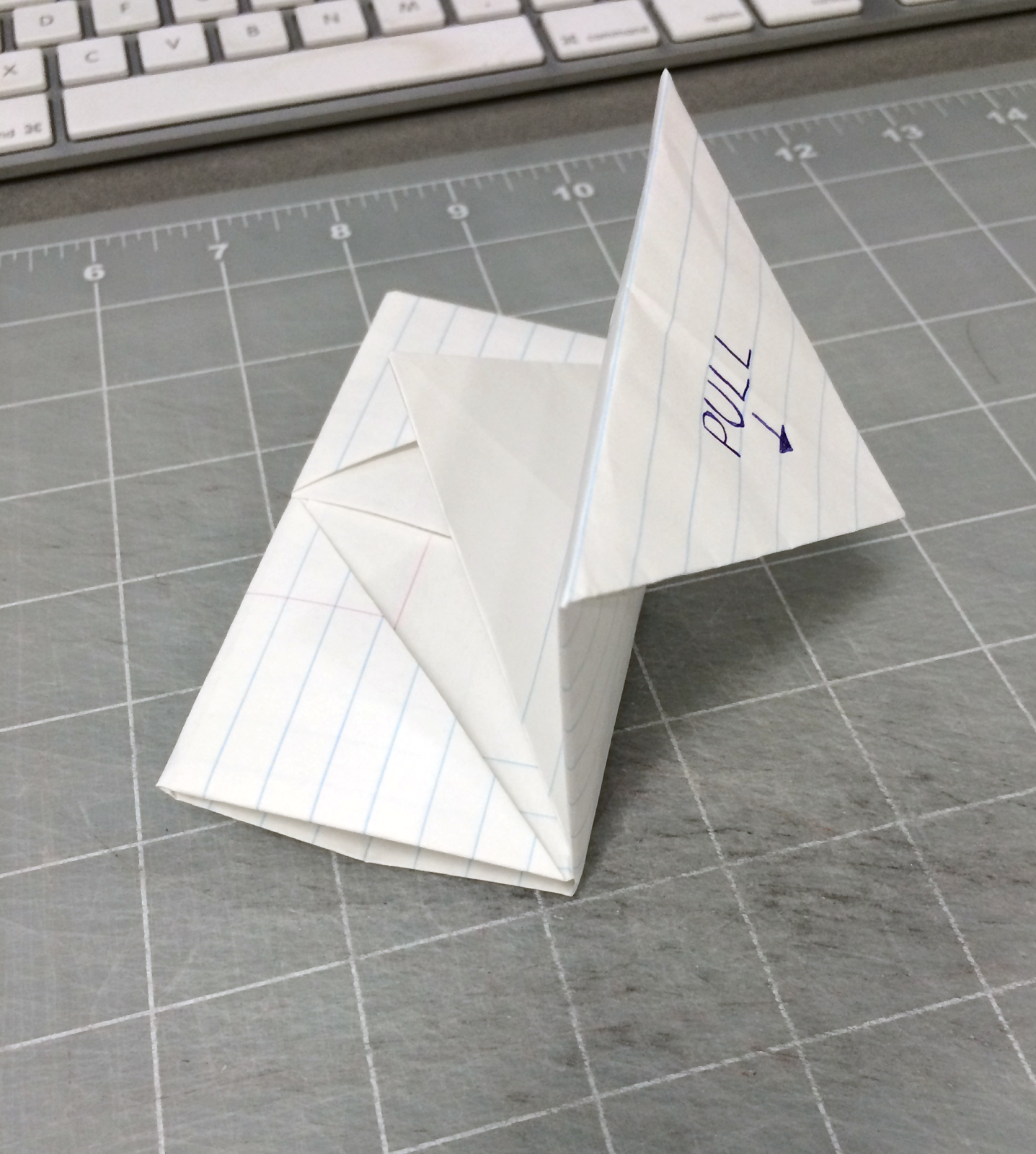 postmarked with love.: old school letter folding. pull me version.