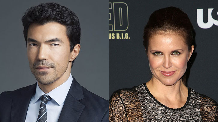 Ian Anthony Dale (Hawaii Five-0) and Laurie Fortier (Unsolved: The ...