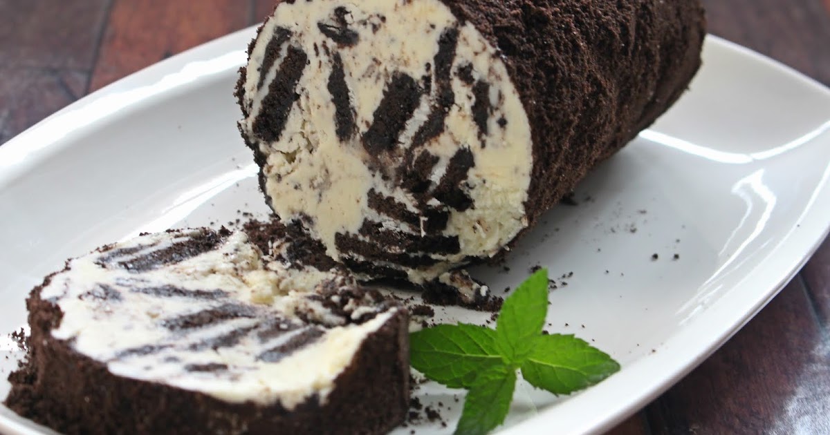 Tapitas y Postres: Helado oreo en rulo