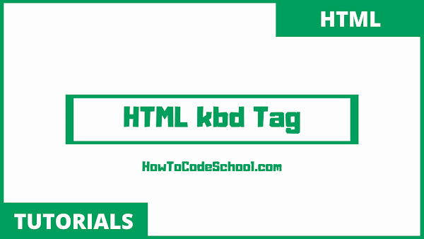 Html Kbd Tag