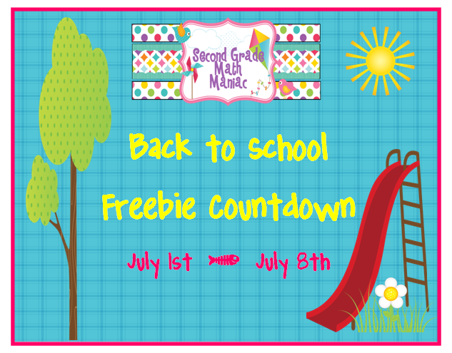 The Original Math Maniac: Back to School Freebie Countdown: Back to ...