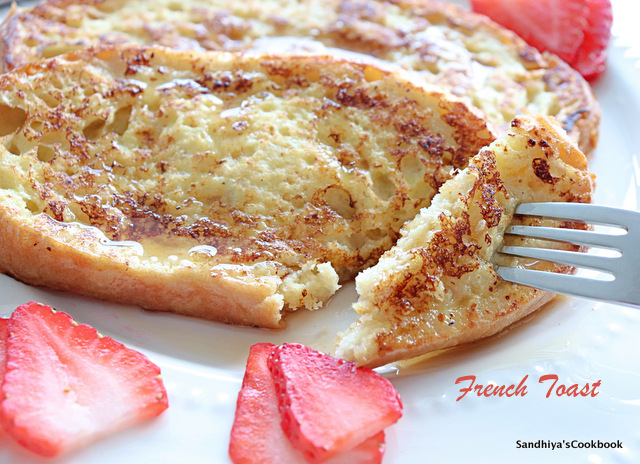 Sandhiya's Cookbook: Classic French Toast with Country Bread ...