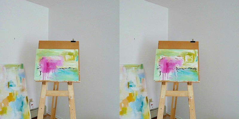 DIY Abstract Art Tutorial with Step by Step Photos + Instructions ...