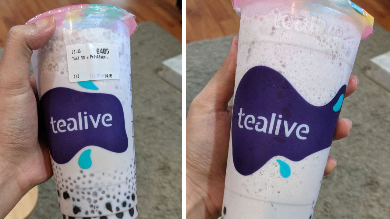 Tealive Yam Yam Smoothie. "Ermm Boleh La Rasa Keladi Bersama Pearl Dan ...