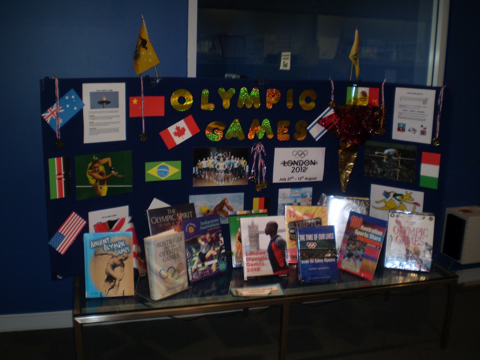 Canning College Library Displays: London Olympics 2012