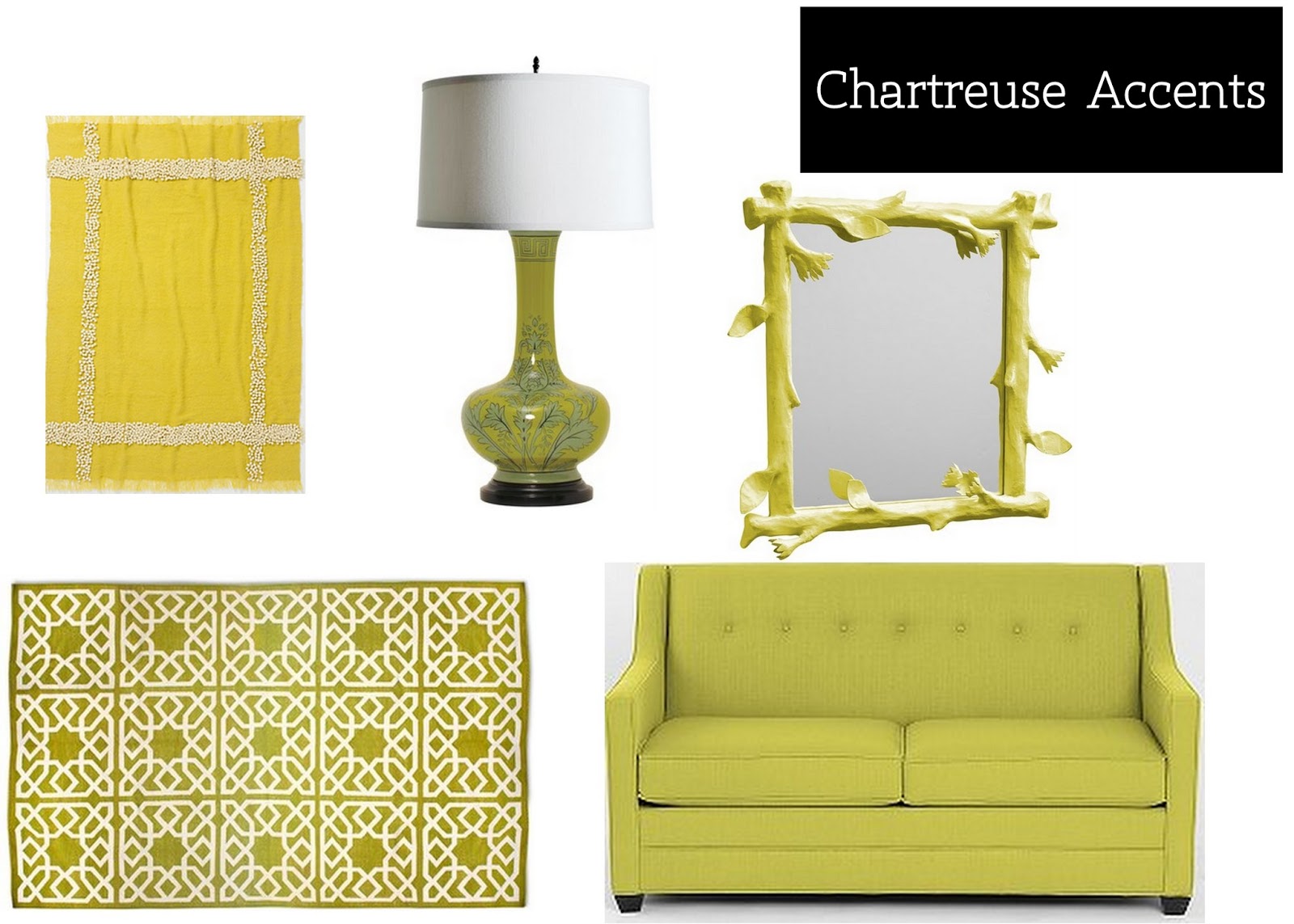 sadie + stella: Monday Musings: Chartreuse Accents