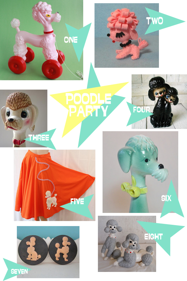 Oh So Lovely Vintage: Poodle party!