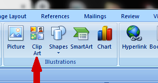 Insert Clip Art in word | Computer all notes
