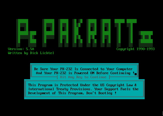 F4GMU radioamateur: [PK-232] Suite...