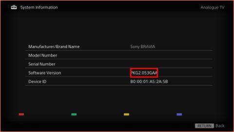 Cara Update Software/Firmware TV Sony berdasarkan Model - Belajar ...