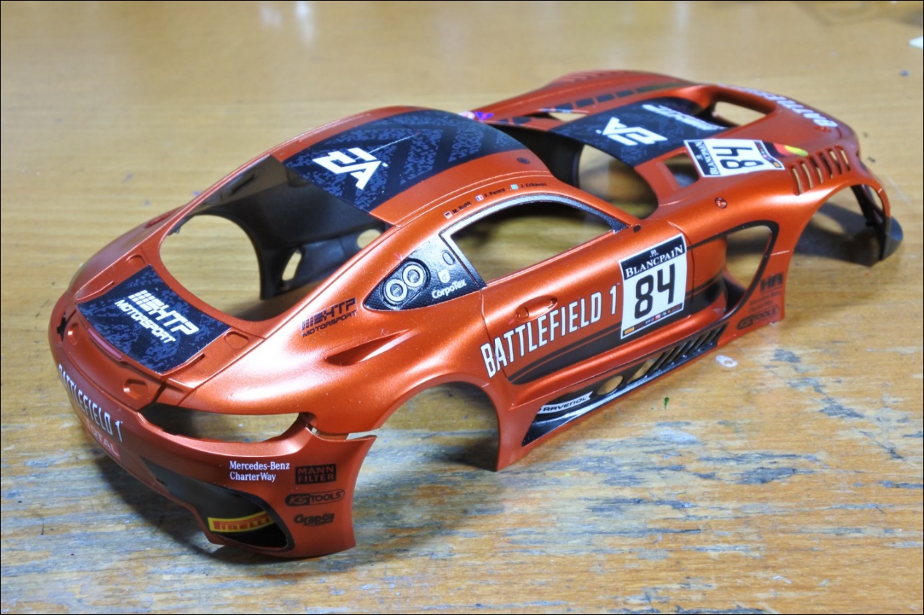 AG6602 良仔Blog: Tamiya - Mercedes-AMG GT3 + S.K. Decals - Blancpain GT ...