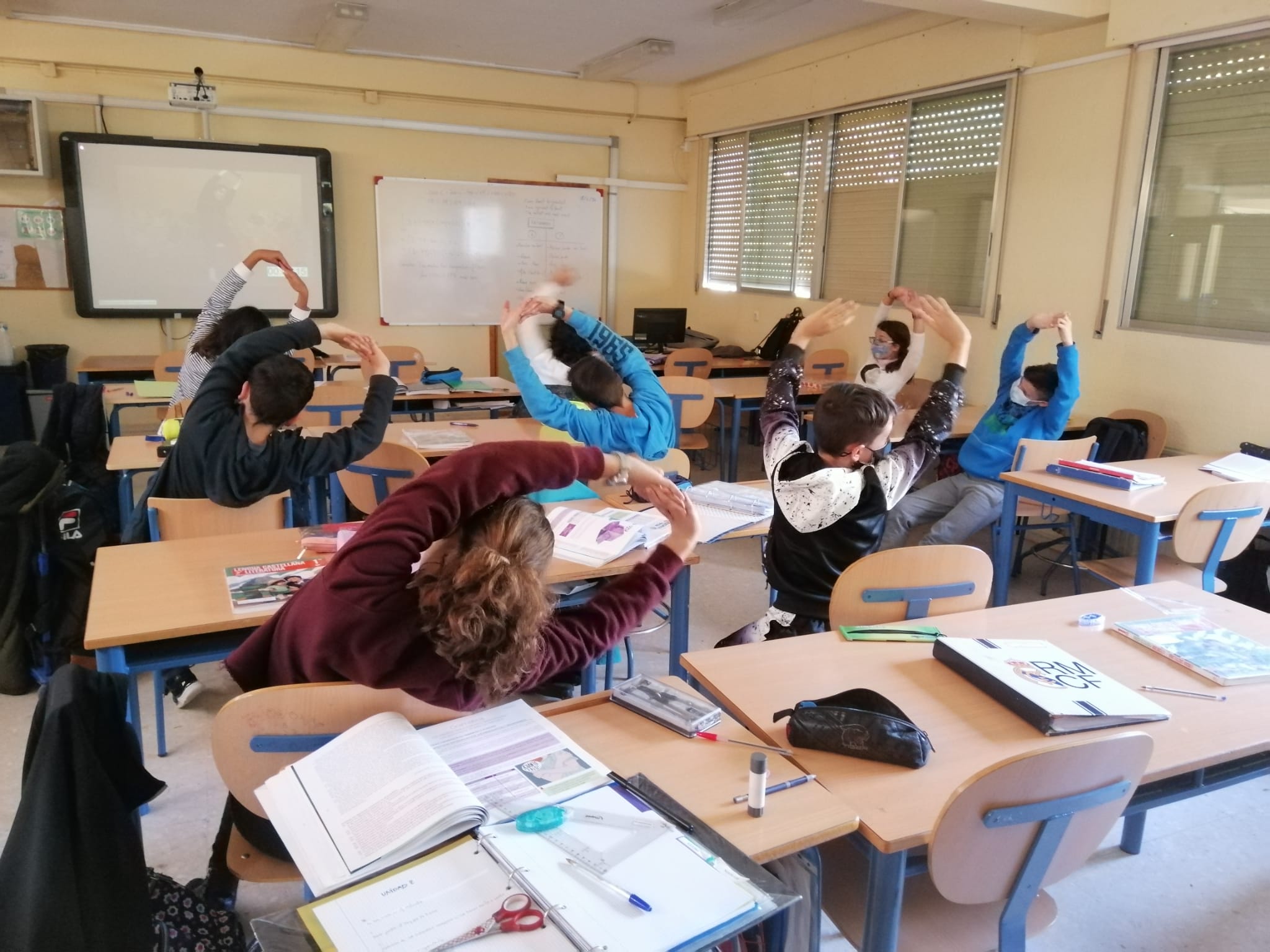 TRASSINSILLAS: EJEMPLOS DE DESCANSOS ACTIVOS EN EL AULA