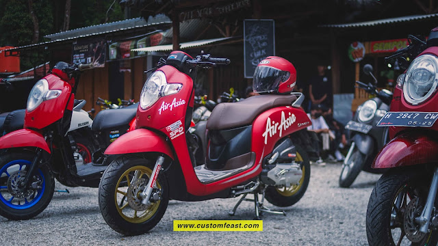 Referensi Modifikasi Honda Scoopy 2020 - Jasa Service dan Info Otomotif
