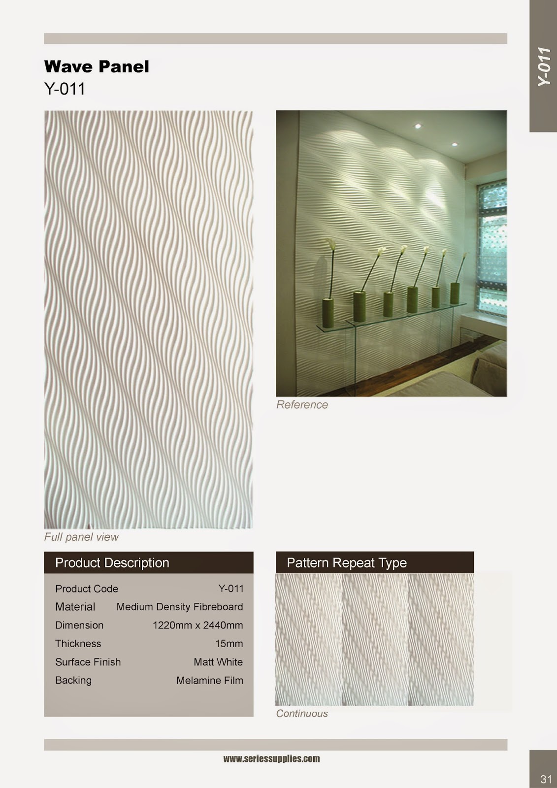 Design wall panels: Wave panel an outstanding panel for interior wall