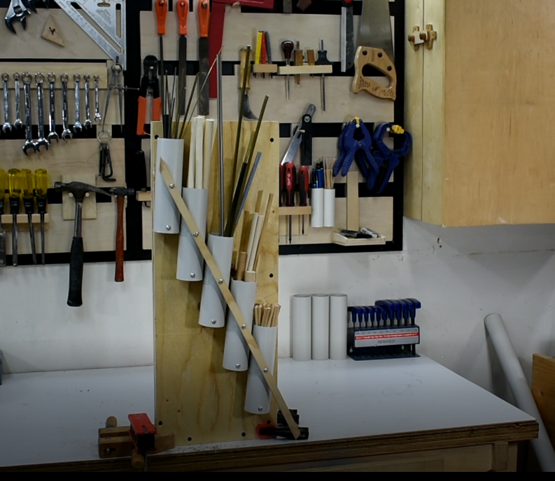 Jax Design: Dowel Holder that Folds Away