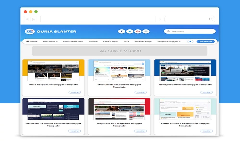 IdBlanter Blogger Template PAID TEMPLATE idblanter-blogger-template-paid-template