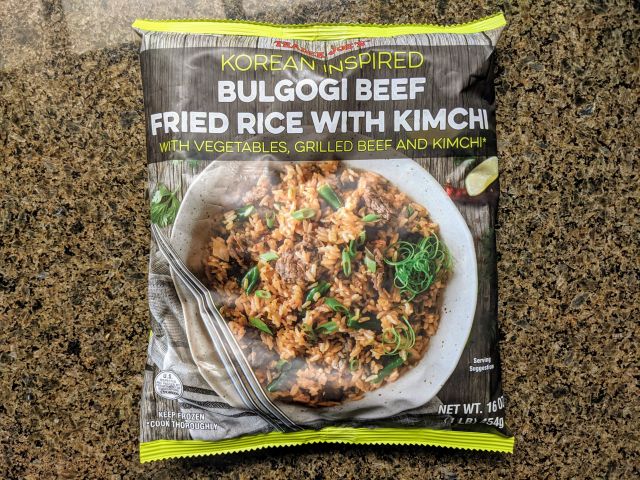Review: Trader Joe's - Beef Bulgogi Fried Rice with Kimchi | Brand Eating