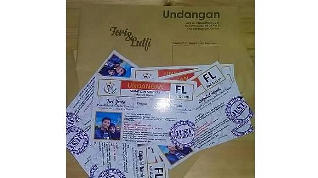 5 Undangan Pernikahan Kocak Penuh Kearifan Lokal dan Anti Mainstream ...