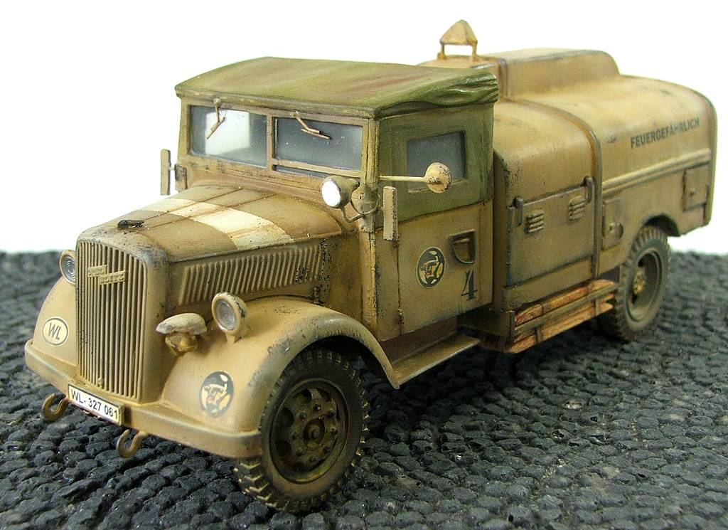 Panzerserra Bunker- Military Scale Models in 1/35 scale: Opel Blitz ...