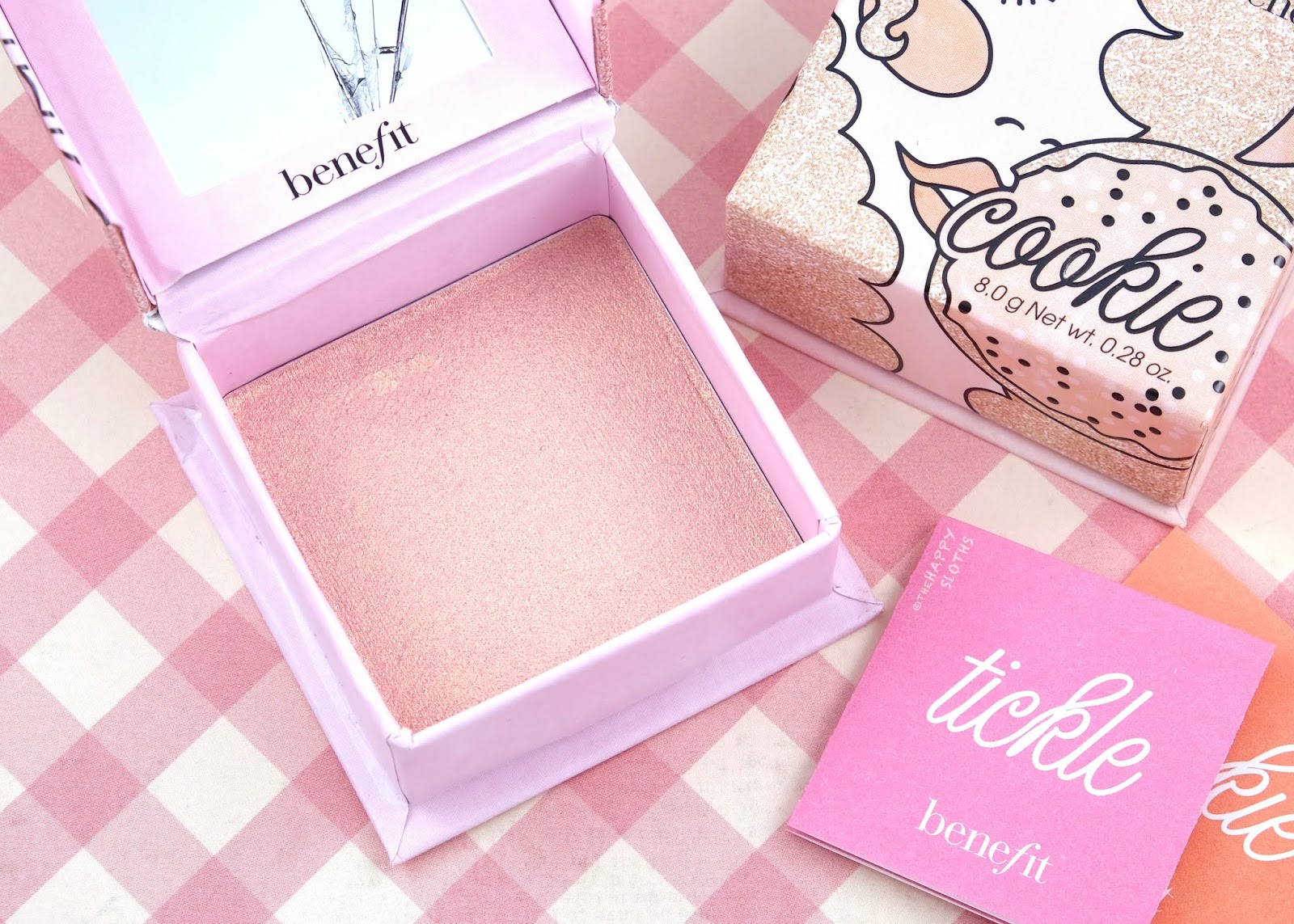 Benefit Cosmetics | Cookie Highlighter & Tickle Highlighter: Review and ...