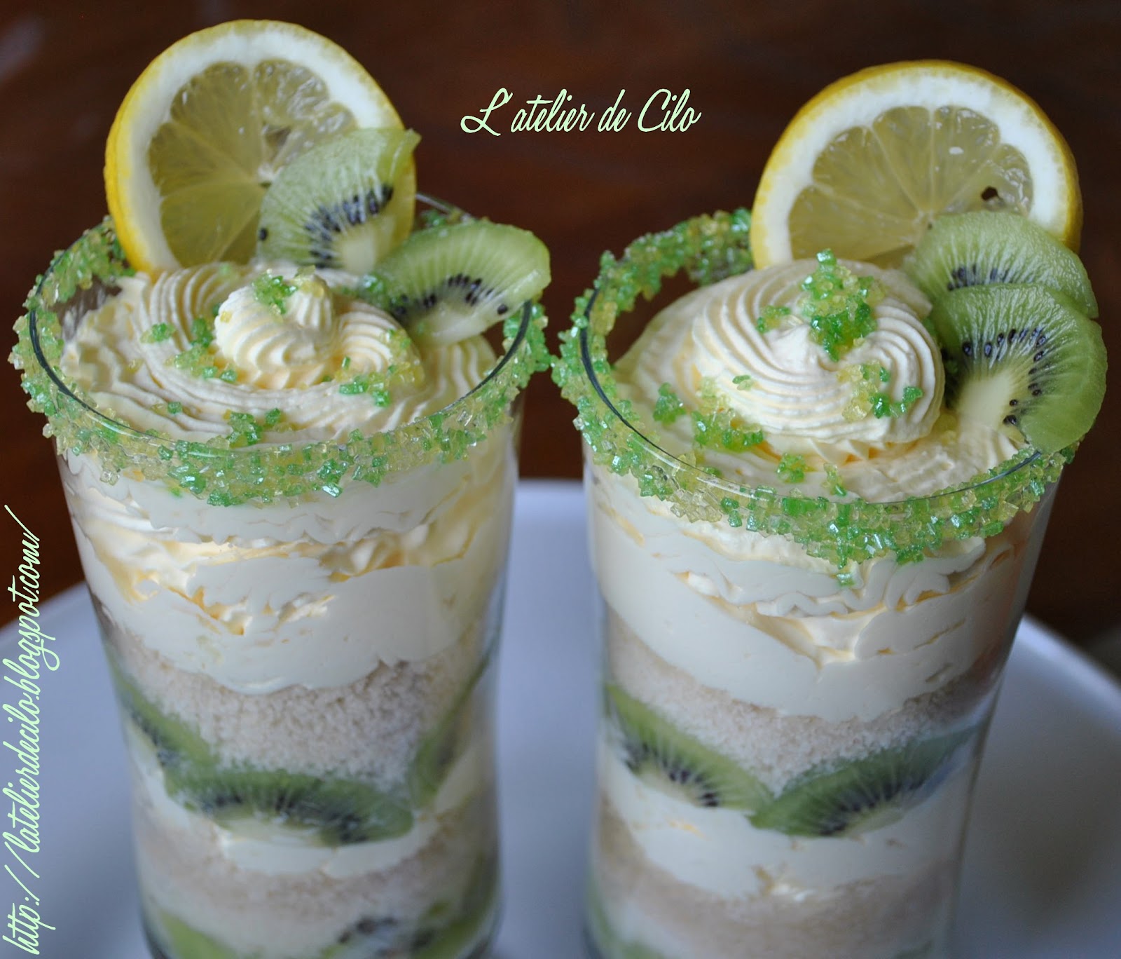 L'atelier de Cilo: "trifle" citron / kiwi