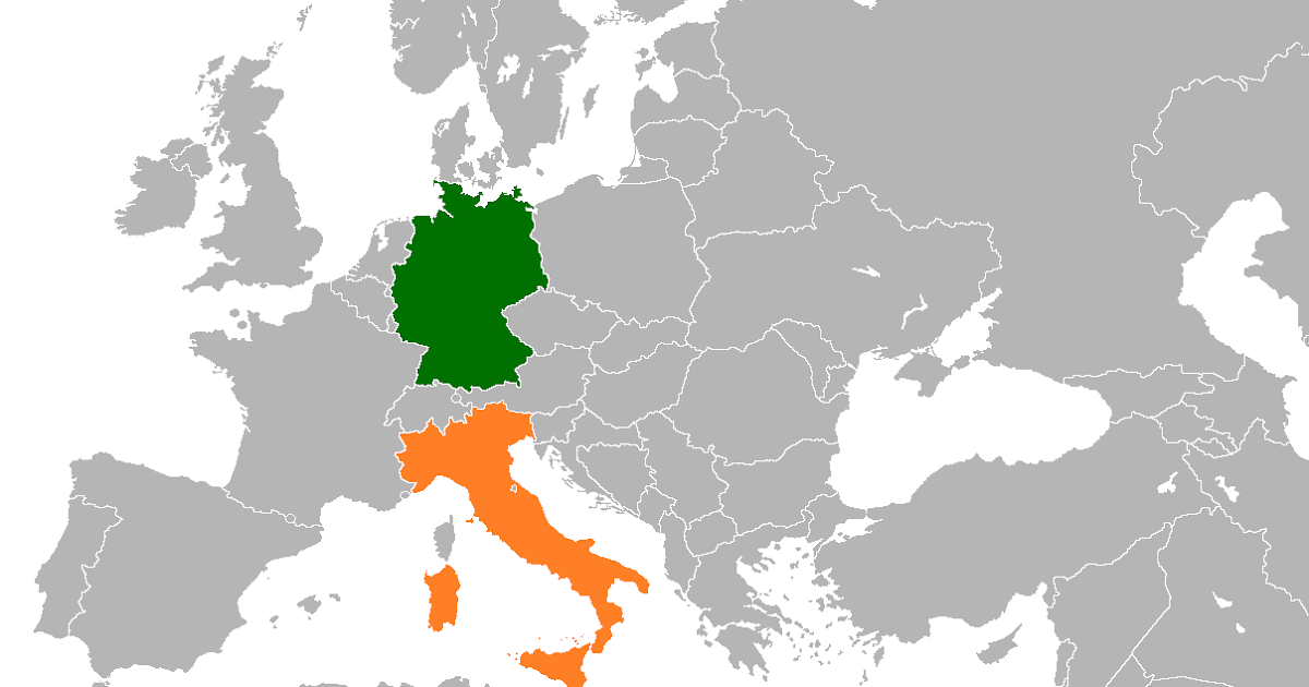 Map Of Germany And Italy With Cities - United States Map
