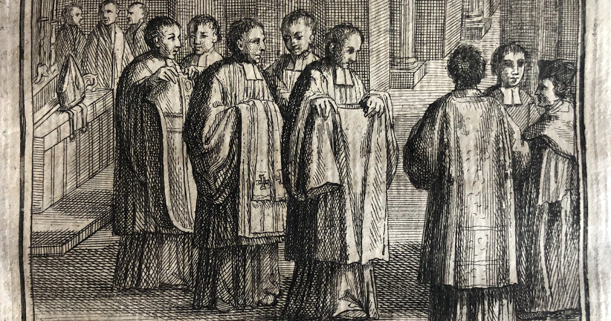The Ceremonial Vesting of a Prelate in East and West ~ Liturgical Arts ...