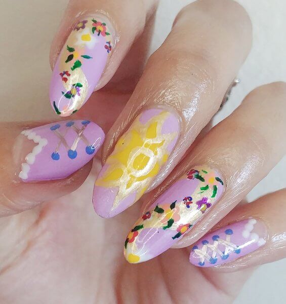 Truly Madly Beauty: Disney Nail Art Series - Tangled!